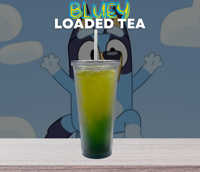 Our Version of The Bluey LOADED TEA🍍💙🥥 – Load Tea Up
